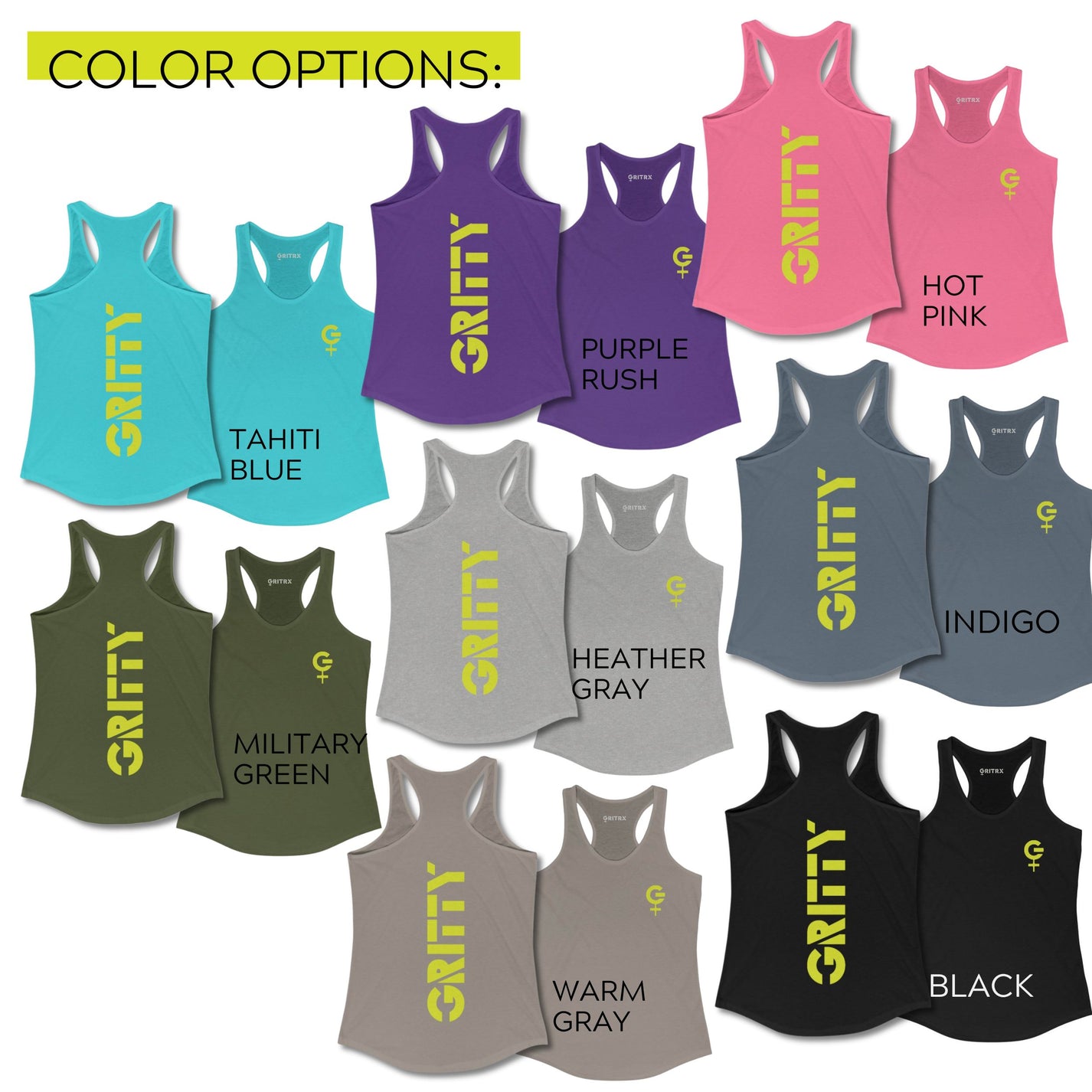 Shop Gritty Racerback Tank | Ultimate Comfort & Style